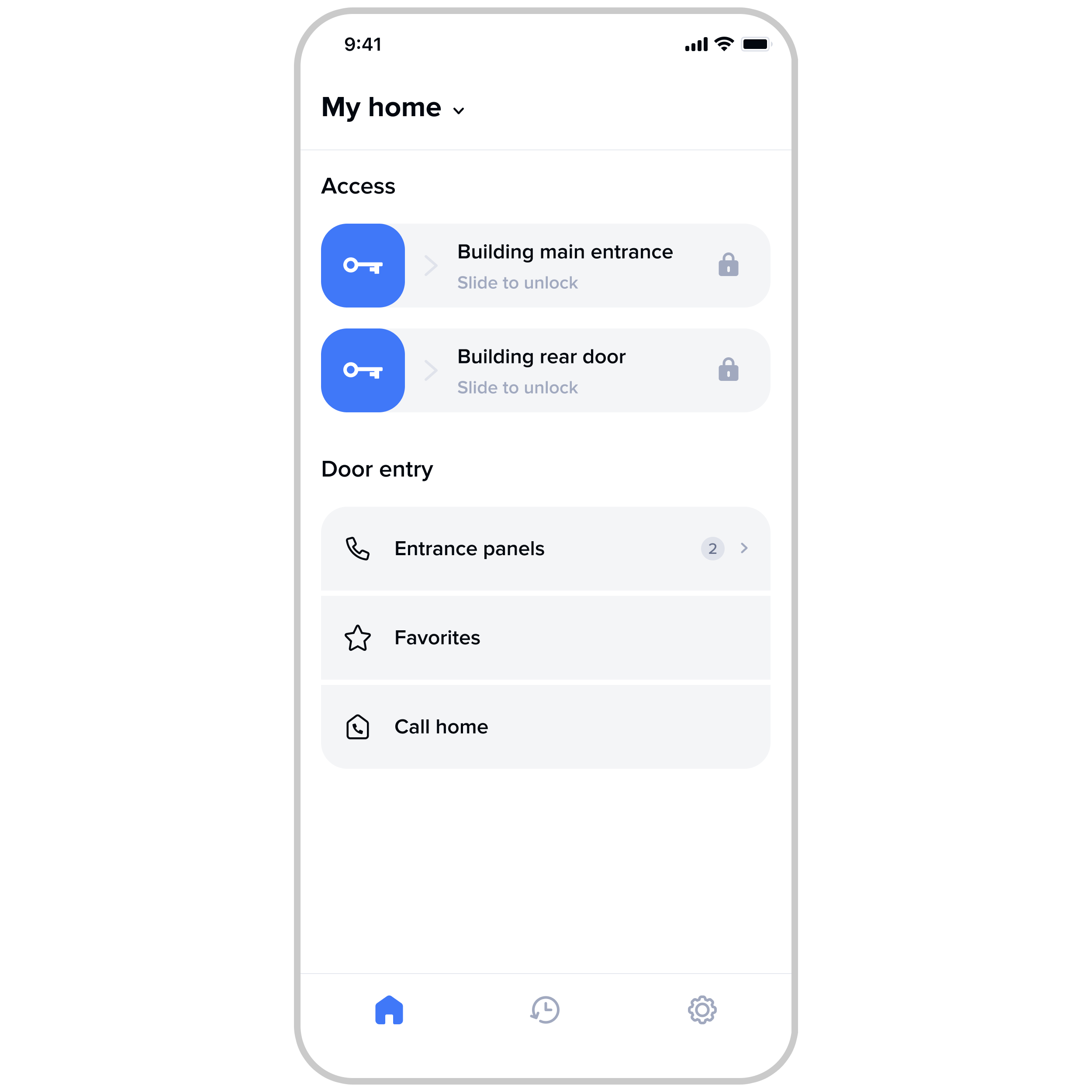The Home + Security app has a new look: explore new features step by step