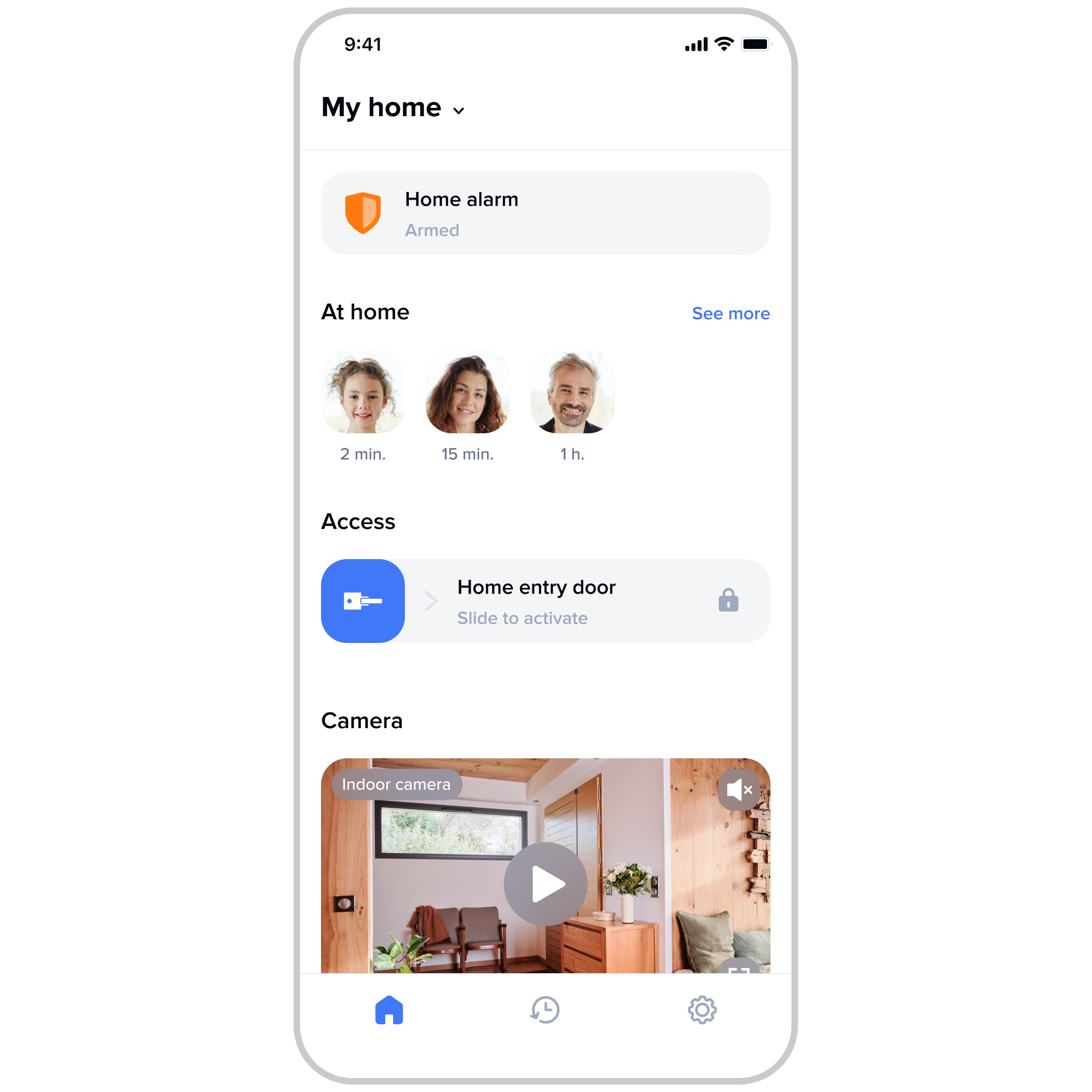 The Home + Security app has a new look: explore new features step by step